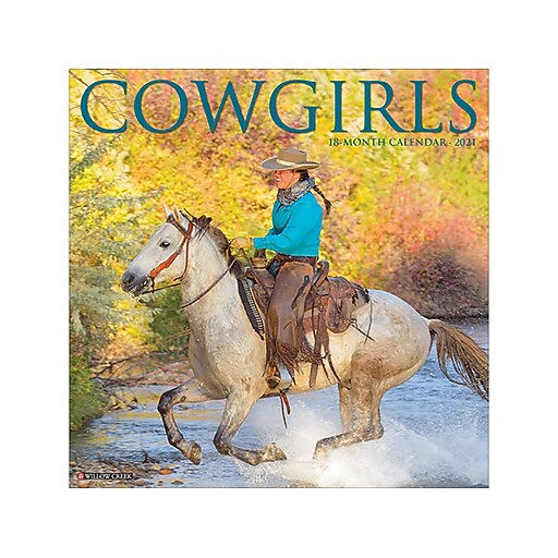 2020-2021 Willow Creek 12" x 12" Wall Calendar, Cowgirls, Multicolor ...
