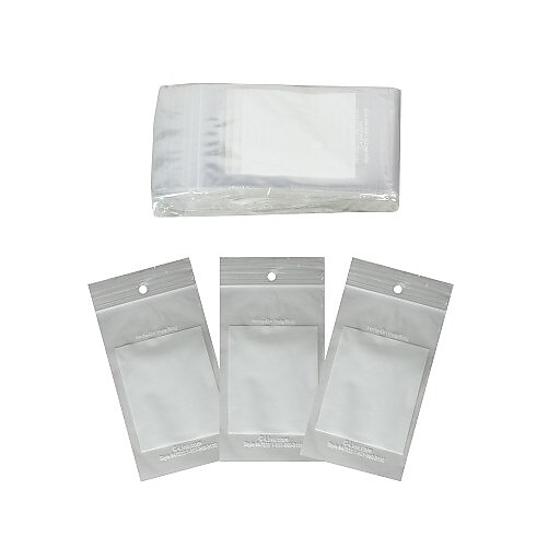C-Line Reclosable Small Parts Bags, 2 Mil, 3"W x 5"D, 1,000/Carton ...