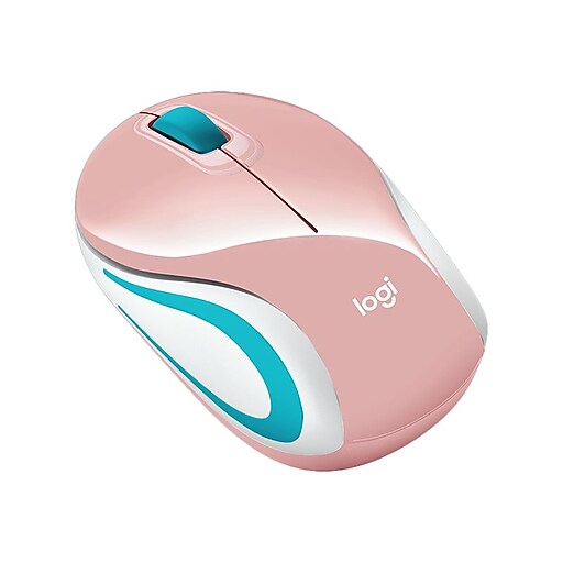 Logitech M187 Ambidextrous Wireless Optical USB Mouse, Multicolored ...