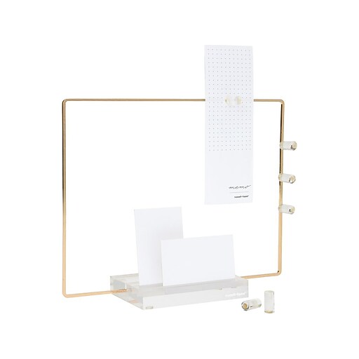 Russell+Hazel Acrylic Bloc Collection Plastic Document Stand with Lip ...