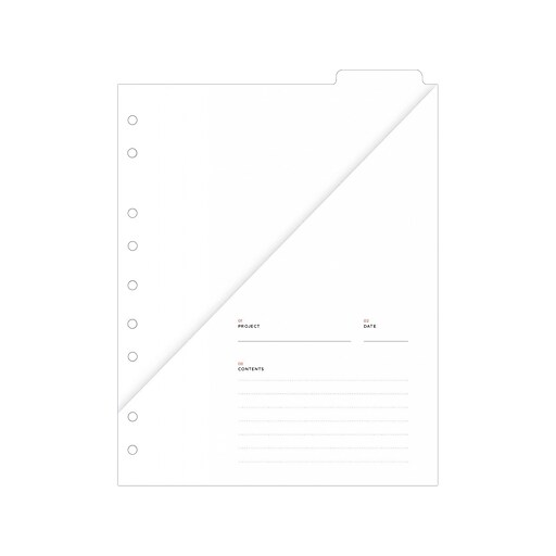 Russell+Hazel Mini Pocket Folder, White (31766) | Staples
