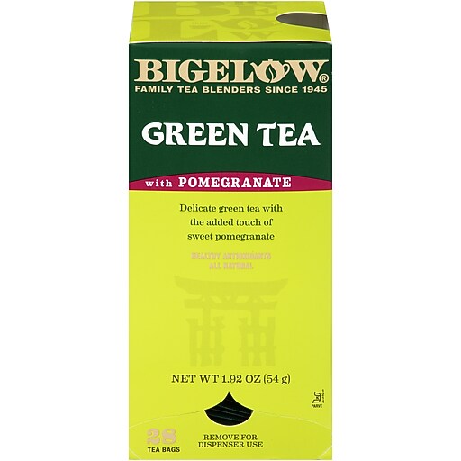 Bigelow, Green Tea with Pomegranate, 28/Box (RCB10363) | Staples